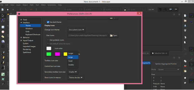Inkscape Dark Theme | How to Create and Work with Dark Theme?