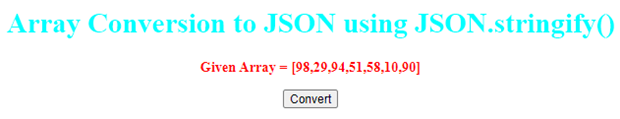 jQuery array to json | Learn How to convert the Jquery Array?