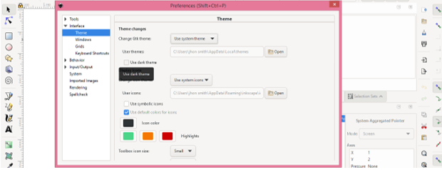 Inkscape Dark Theme | How to Create and Work with Dark Theme?