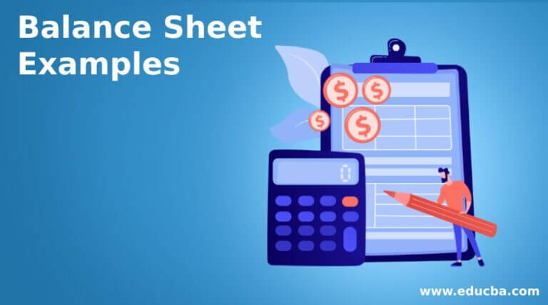 Balance Sheet Examples | Explanation and Examples of Balance Sheet