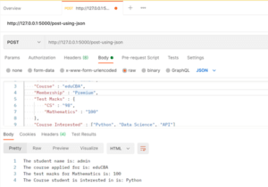 Flask get post data | Learn How to get POST data in Flask?