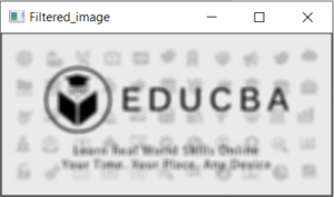 OpenCV filter2d | Learn the Concept of filtering in OpenCV