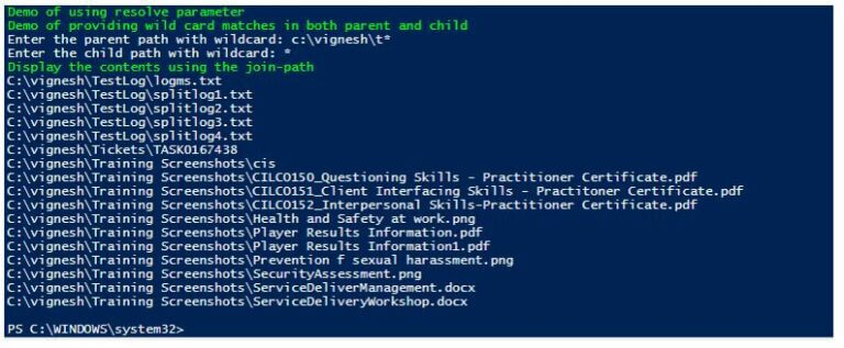 PowerShell Join-Path | Examples of PowerShell Join-Path