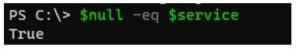 PowerShell null | How does $null Variable Works in PowerShell | Examples