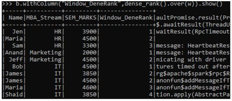 Pyspark Window Functions Window Function With Example