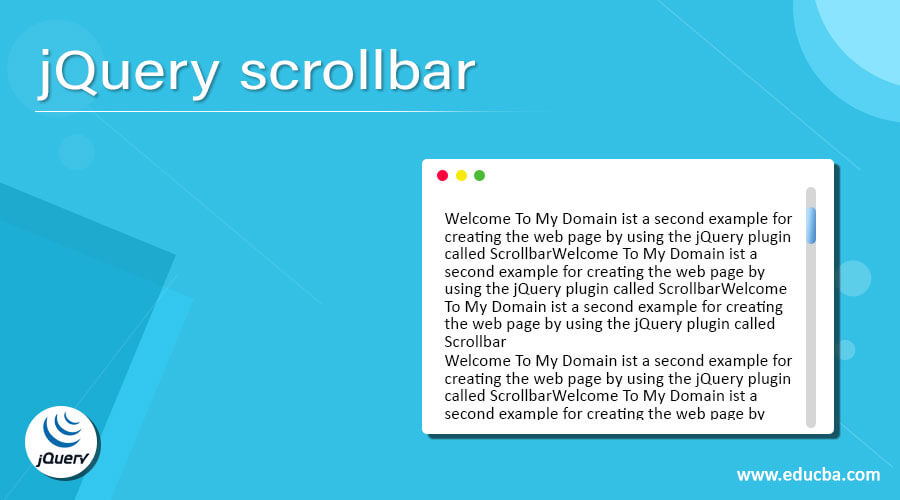 JQuery Scrollbar Learn How To Create A Scrollbar In JQuery 