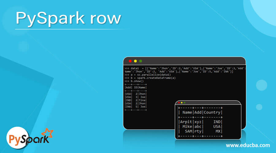 PySpark Row Working And Example Of PySpark Row