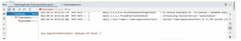 Spring Boot Exception Handling Working Of Exception Handling 