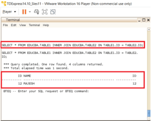 Teradata Joins | Concatenation using Joins Function, and Types