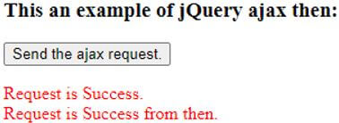 jQuery ajax then | Working of jqXHR.then() Function with Examples