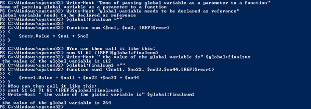 Powershell Global Variable How To Define A Global Variable