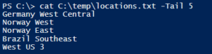 PowerShell Tail | Retreive the Specified Number of Lines