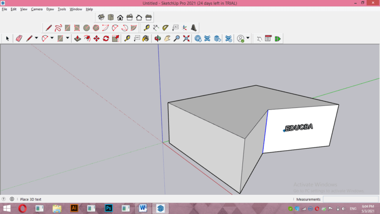 SketchUp 3D text | How to Create 3D text in SketchUp?