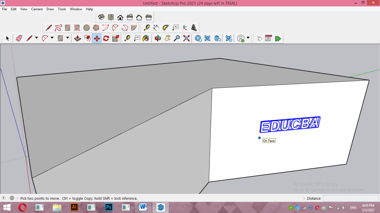 SketchUp 3D text | How to Create 3D text in SketchUp?