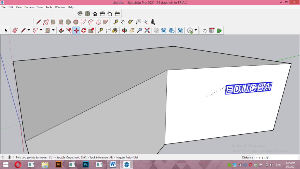 SketchUp 3D text | How to Create 3D text in SketchUp?