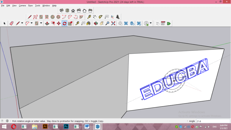 SketchUp 3D text | How to Create 3D text in SketchUp?