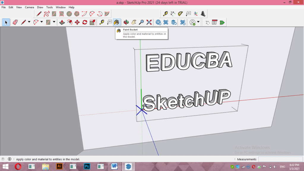 SketchUp 3D text | How to Create 3D text in SketchUp?