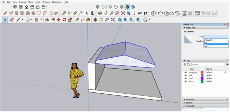 SketchUp Layers | How to Use Layers/Tags in SketchUp?