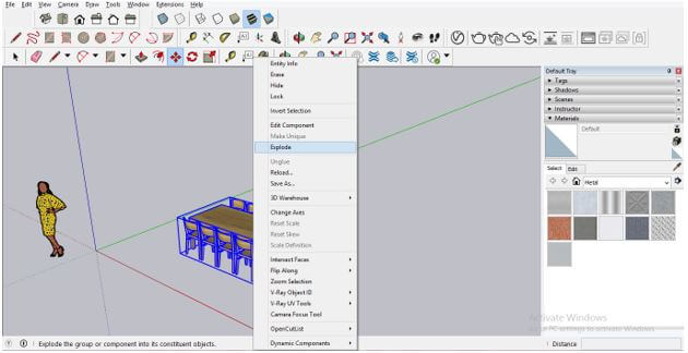 SketchUp Ungroup How To Perform Ungroup Operation In SketchUp 
