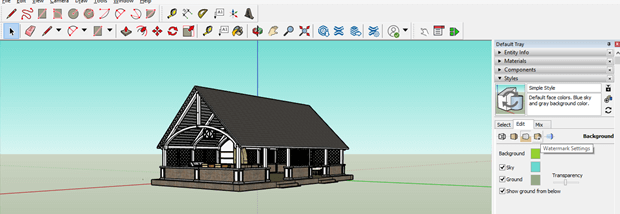 SketchUp background | How to create and use Background in SketchUp?