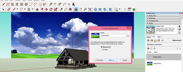 SketchUp background | How to create and use Background in SketchUp?