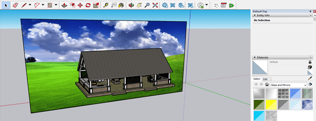 SketchUp background | How to create and use Background in SketchUp?