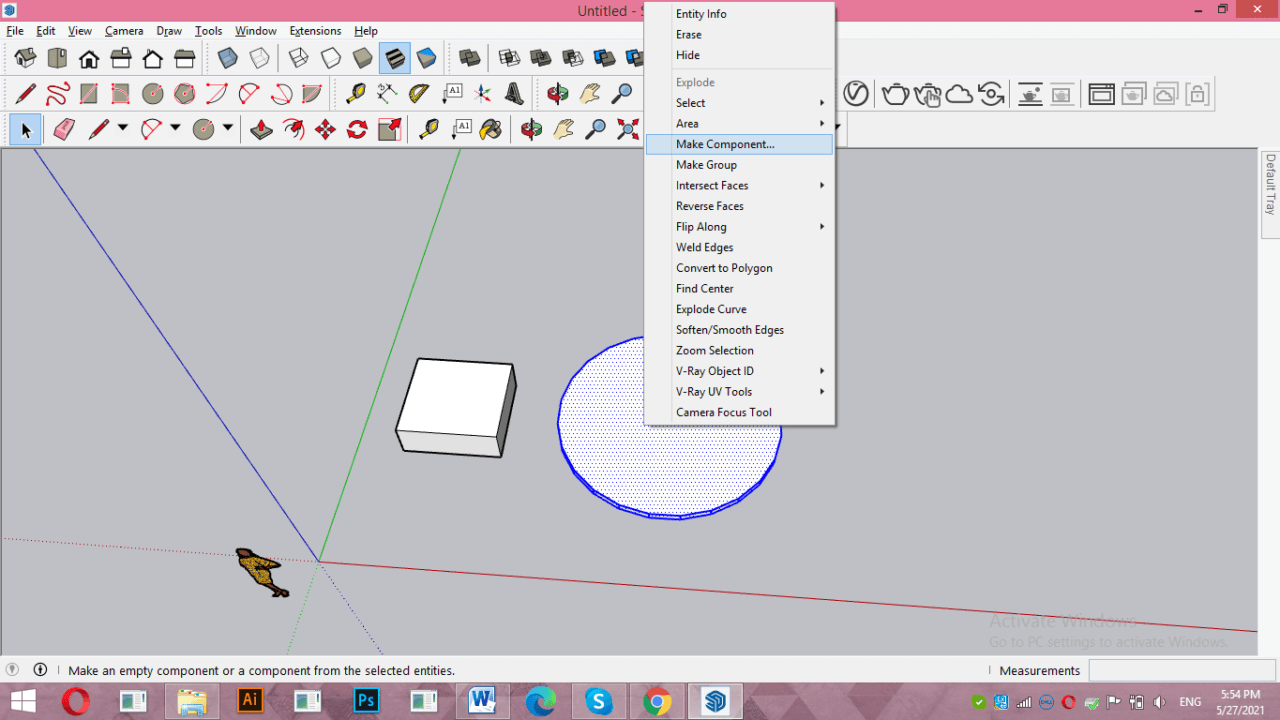SketchUp intersect faces | Learn How to Intersect Faces in SketchUp?