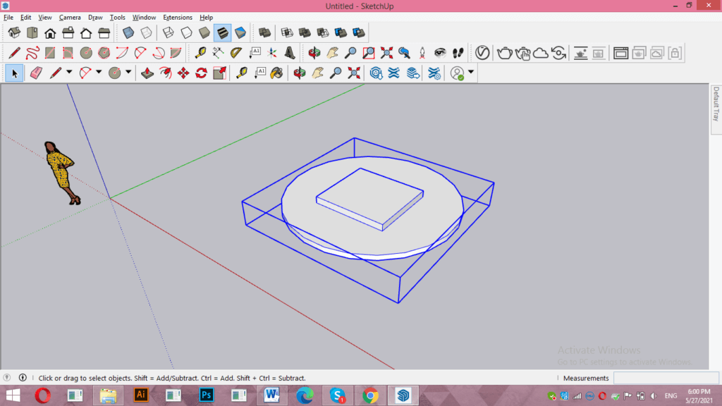 SketchUp intersect faces | Learn How to Intersect Faces in SketchUp?