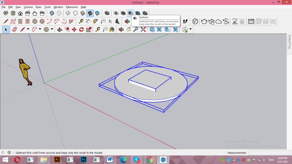SketchUp intersect faces | Learn How to Intersect Faces in SketchUp?