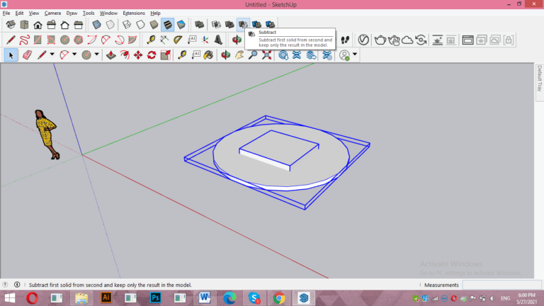 SketchUp intersect faces | Learn How to Intersect Faces in SketchUp?