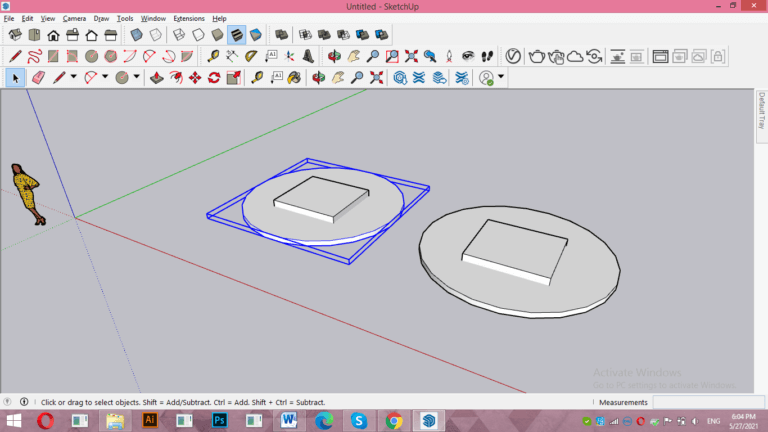 SketchUp intersect faces | Learn How to Intersect Faces in SketchUp?