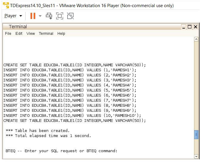 Teradata RENAME TABLE Examples Of Teradata RENAME TABLE
