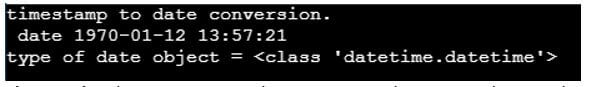 Timestamp To Date In Python Examples Of Timestamp To Date In Python