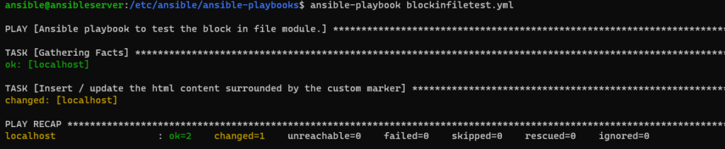 Ansible Blockinfile How Does The Blockinfile Module Work In Ansible