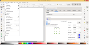 Inkscape Grid | How to use Grid in Inkscape with Parameters?