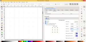 Inkscape Grid | How to use Grid in Inkscape with Parameters?