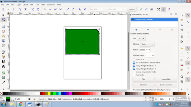 Inkscape rounded rectangle | Learn How to Create Rounded Rectangles?