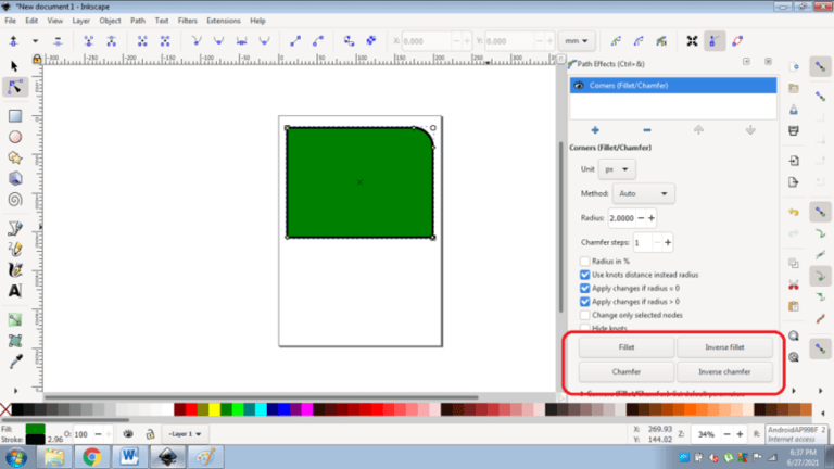Inkscape rounded rectangle | Learn How to Create Rounded Rectangles?