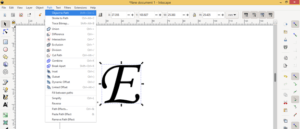 Inkscape text to path | Learn How to Convert Text into Path in Inkscape?