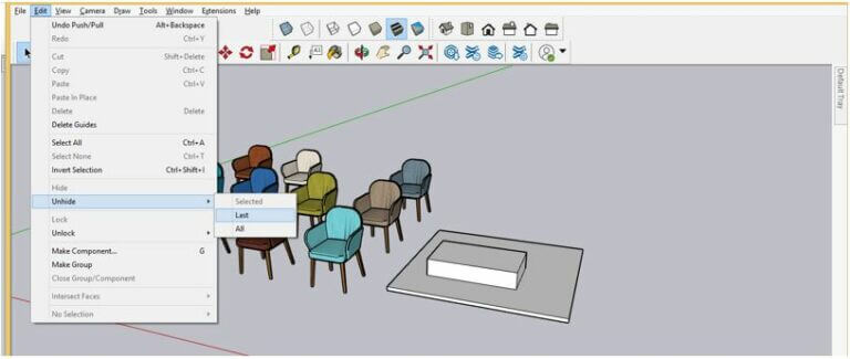 SketchUp Unhide | Learn the Working of Unhide in SketchUp
