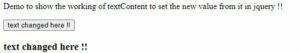 textContent in jQuery | How textContent Works in jQuery with Examples?