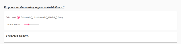 Angular Material Progress Bar Example Of Angular Material Progress Bar