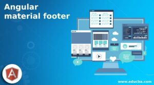 Angular material footer | How does the footer work in Angular material?