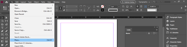 InDesign embed images | Learn How to create and use Embed image?