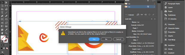 InDesign embed images | Learn How to create and use Embed image?