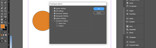 InDesign eyedropper tool | Learn How to Use the EyeDropper tool?