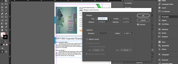 InDesign margins | Learn How to use Margin in InDesign?