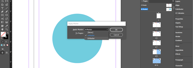 InDesign master pages | Learn How to create and use Master Pages?