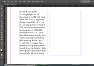 InDesign overset text | How to work with Overset text in InDesign?