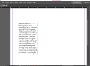 InDesign overset text | How to work with Overset text in InDesign?